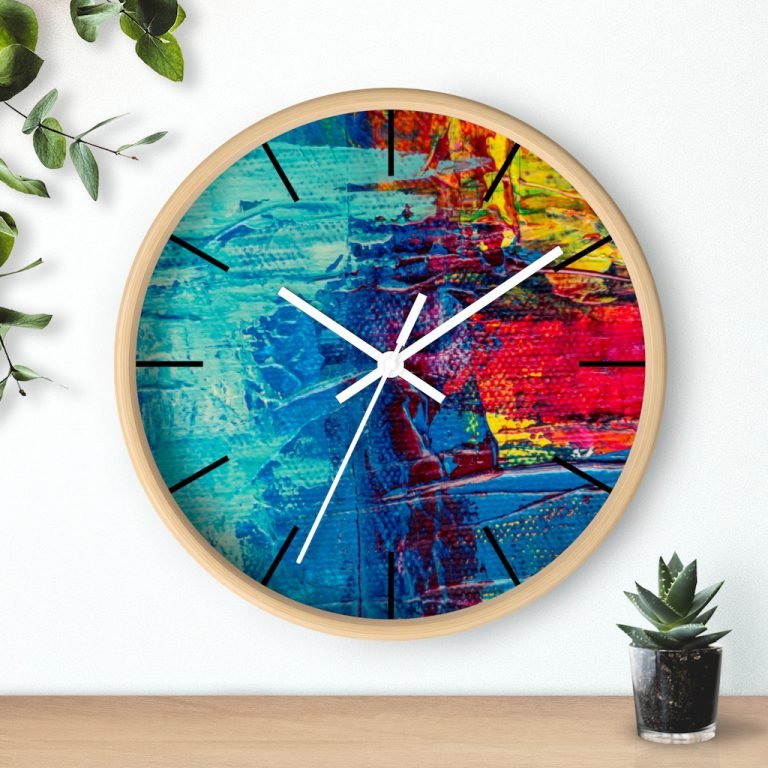 Abstract Painting Style | Wall Clocks | Clarita